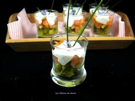 Verrines Au Saumon Fumé Et Au Kiwi Les Délices De Mimm