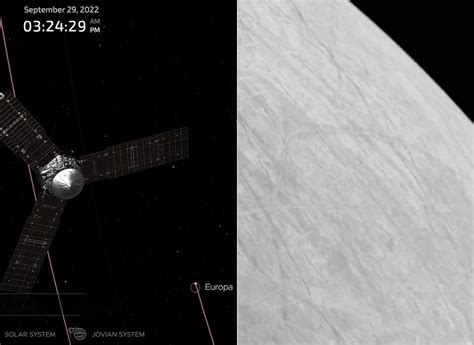 Nasa Juno Spacecraft Captures Up Close Image Of Jupiters Moon Europa