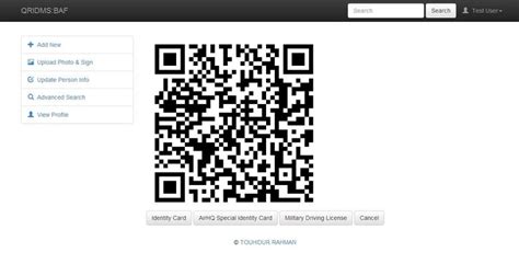 qr code based id card generation and management system freelancer