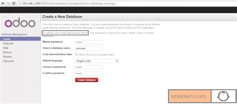 how to install odoo in centos 7 unixmen