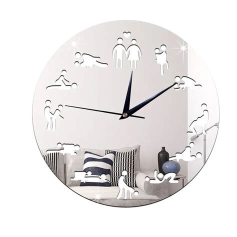 10inch 12inch Sex Appeal Position Wall Clock Bedroom Decoration Sex