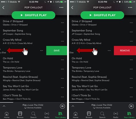 using swipe to trigger contextual actions