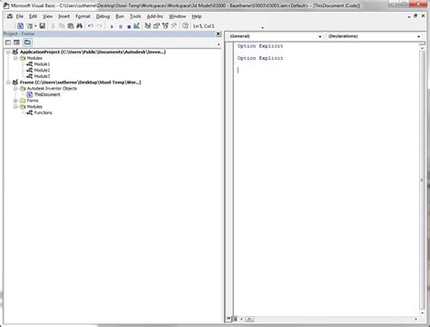 solved inventor vb duplicate option explicit autodesk community