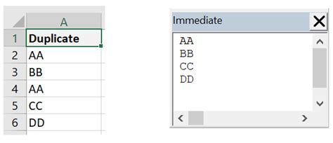 excel vba getting unique values from dynamic range stack overflow