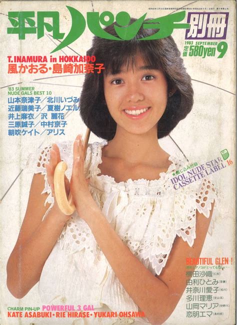 【やや傷や汚れあり】週刊平凡パンチ★昭和59年10 8 池上季実子、大滝かつ美、あべ静江、山本奈津子・渡辺良子、荒木経惟、藤純子・高倉健・鶴田