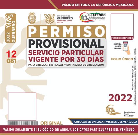 Total 96 Imagen Modelo De Permiso Para Circular Abzlocal Mx