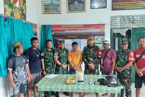 Bawa 1 Kg Sabu Dari Malaysia Pria Asal Kutai Timur Ditangkap Di Pulau