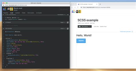use scss anymod guide