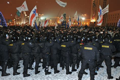 Belarus Election Results Lead To Protests The New York Times