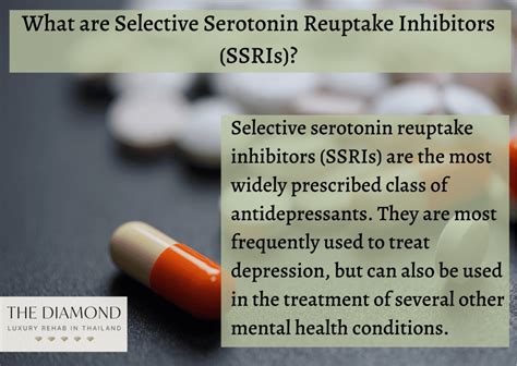 What Are Selective Serotonin Reuptake Inhibitors Ssris The Diamond