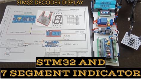 20 stm32 and 7 segment indicator stm32 decoder display youtube