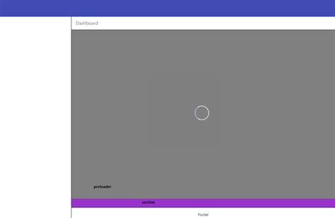css overlay div preloader to a section element stack overflow