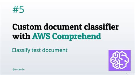 classify test document custom document classifier with aws comprehend
