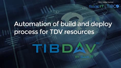 automation of build and deploy process for tibco data virtualization