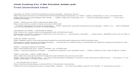 verilog code for serial adder subtractor vhdl officiallasopa