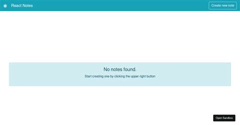 react notes codesandbox
