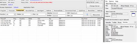 how to get data from 911 re class listview20wndclass autoit
