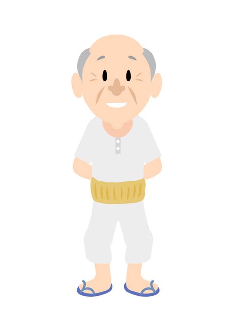 おじいさんのイラスト｜イラスト素材の素材ダス