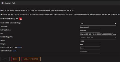 grafana it set x frame options to deny