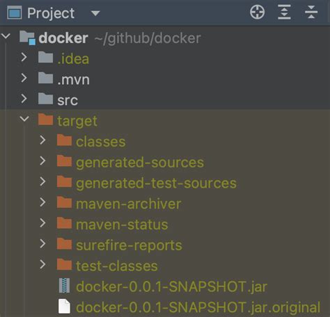 dockerize a spring boot application notes