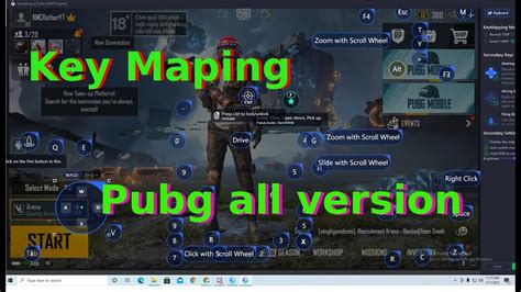 key mapping in pubg mobile gameloop not working fix 100 vn global kr