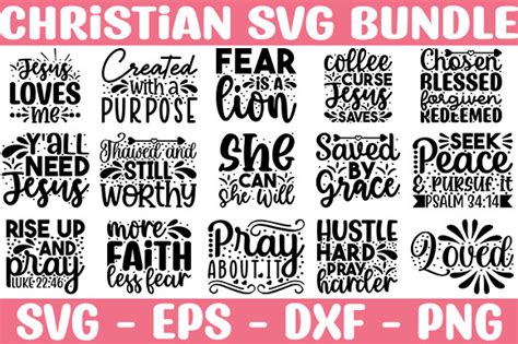 Christian Svg Bundle Graphic By Tshirt Bundle · Creative Fabrica