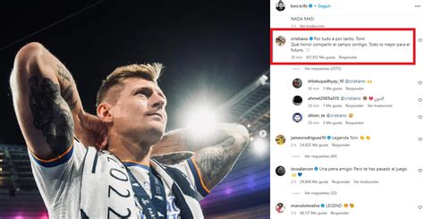 Toni Kroos Se Retira Cristiano Ronaldo Envió Mensaje Tras Anuncio De