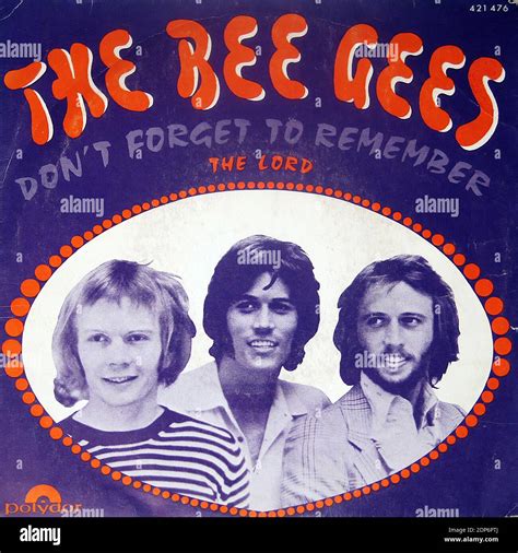 Bee Gees Dont Forget To Remember The Lord Vintage Vinyl Record Cover