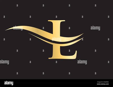Diseño Inicial Del Logotipo De La Letra L Vector De Diseño Con
