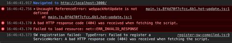 uncaught referenceerror webpackhotupdate is not defined the ai