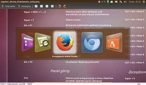tandem windows ubuntu skróty klawiaturowe ubuntu