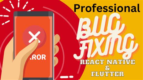 flutter react native bug fixing by chamile fiverr