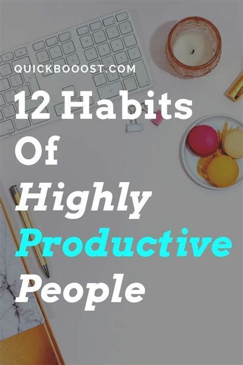 How To Be Productive 22 Habits Of Highly Productive People