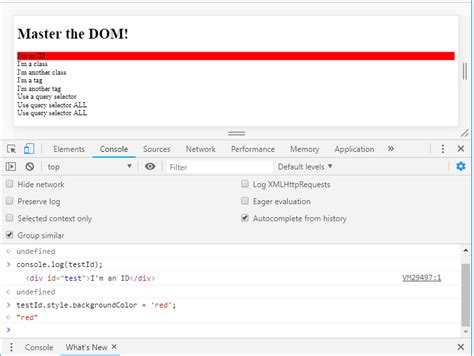accessing dom elements easeout