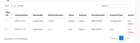 javascript how to handle the column mismatch in datatable in angular images
