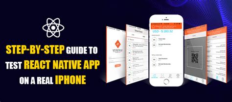 step by step guide to test react native app on a real iphone