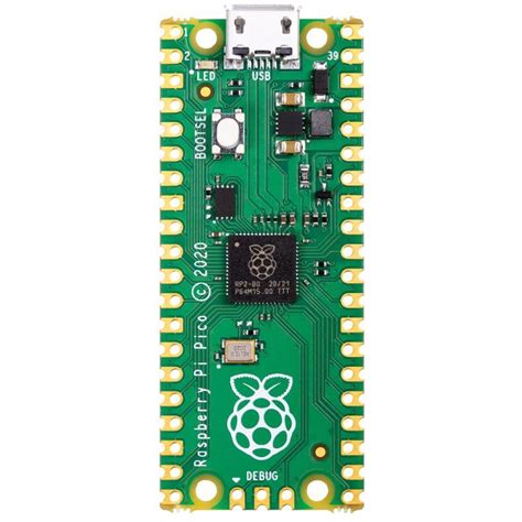 pico rp2040 2 cores microcontroler from raspberry pi mchobby