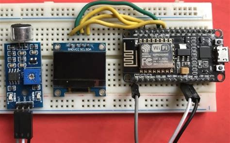 iot based decibelmeter with sound sensor and esp8266