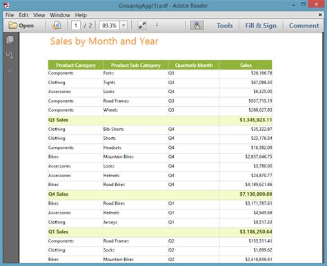 getting started with asp application using syncfusion report