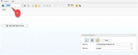sap gui script recording and playback for mass password resets sap blogs