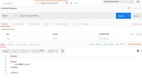python post request not affecting html output in