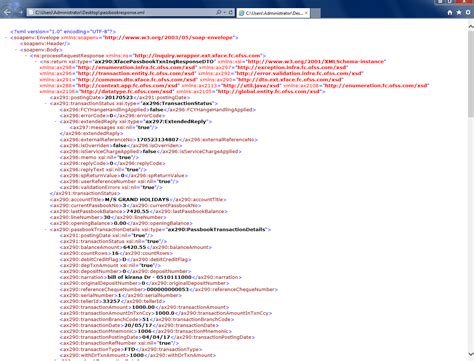 c how to read inner node of this response xml with specific