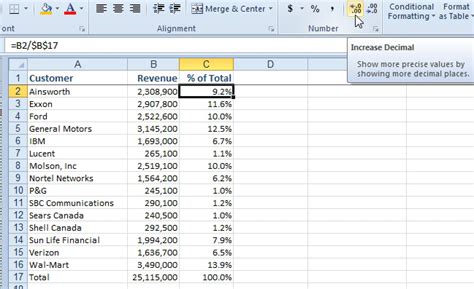excel calculate a percentage of total excel articles