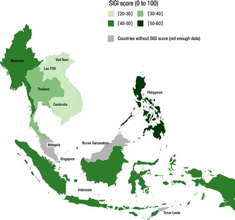 1 The Social Institutions And Gender Index In The Southeast Asian