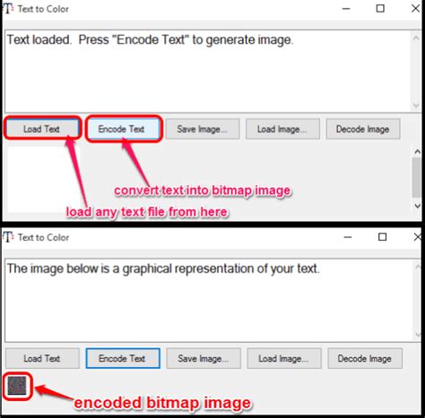 text to color convert text into bitmap image