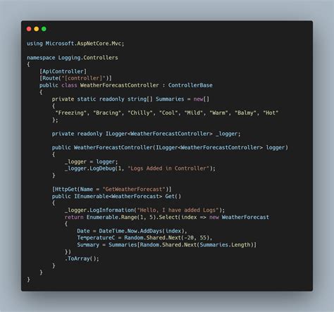 episode 1 logging in asp core with nlog