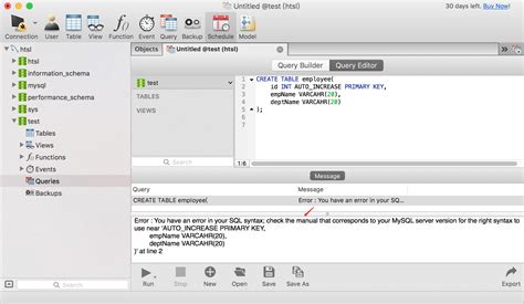 navicat check the manual that corresponds to your mysql