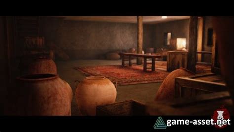 middle eastern village game assets for unity and unreal