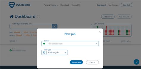 how to automate mysql databases backups to s3 create a backup job via