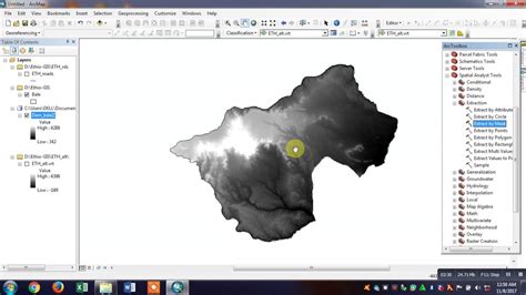 clip tools for vector and raster data in arcmap youtube